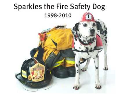Sparkles the Fire Safety Dog Memorial Service live-streamed | FIDO Friendly